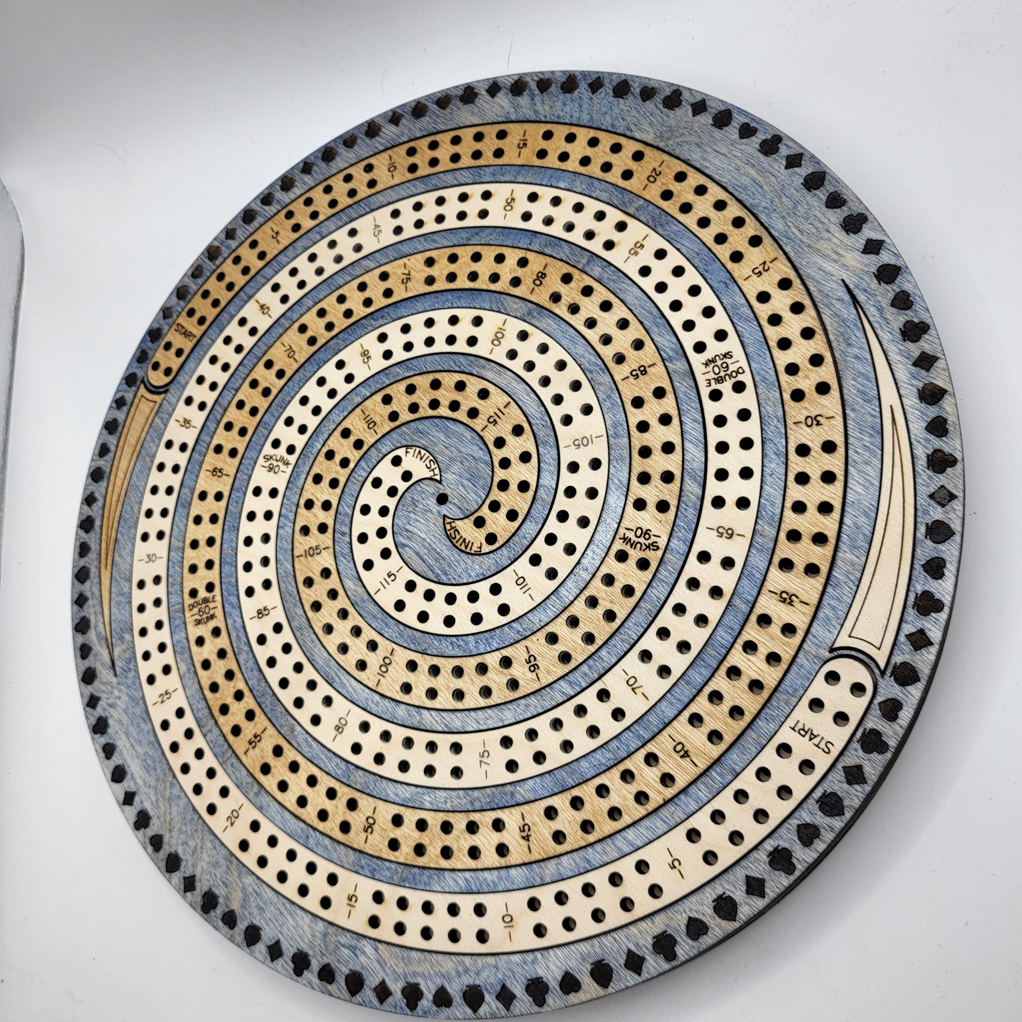 Double Spiral Cribbage Board – WillowberryWorkshop
