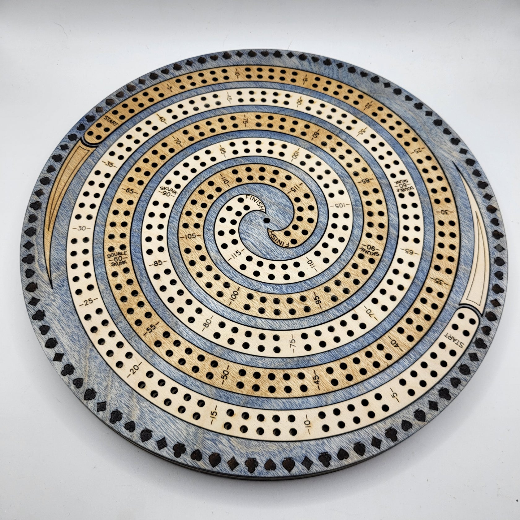 Double Spiral Cribbage Board – WillowberryWorkshop