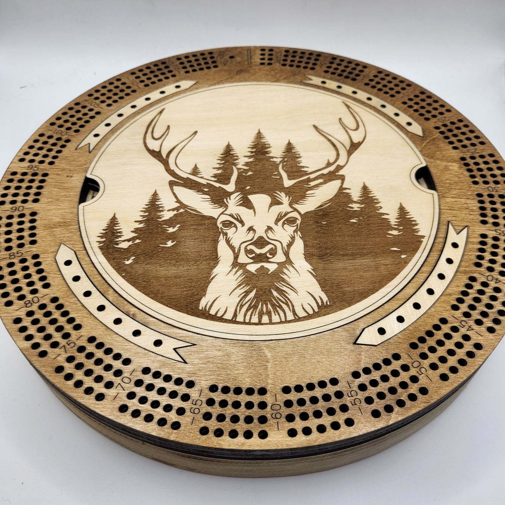 Round Cribbage Board – WillowberryWorkshop