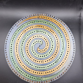 Double Spiral 2 Track Cribbage Board – WillowberryWorkshop