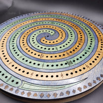 Double Spiral 2 Track Cribbage Board – WillowberryWorkshop