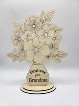 Flower holder with stand – WillowberryWorkshop